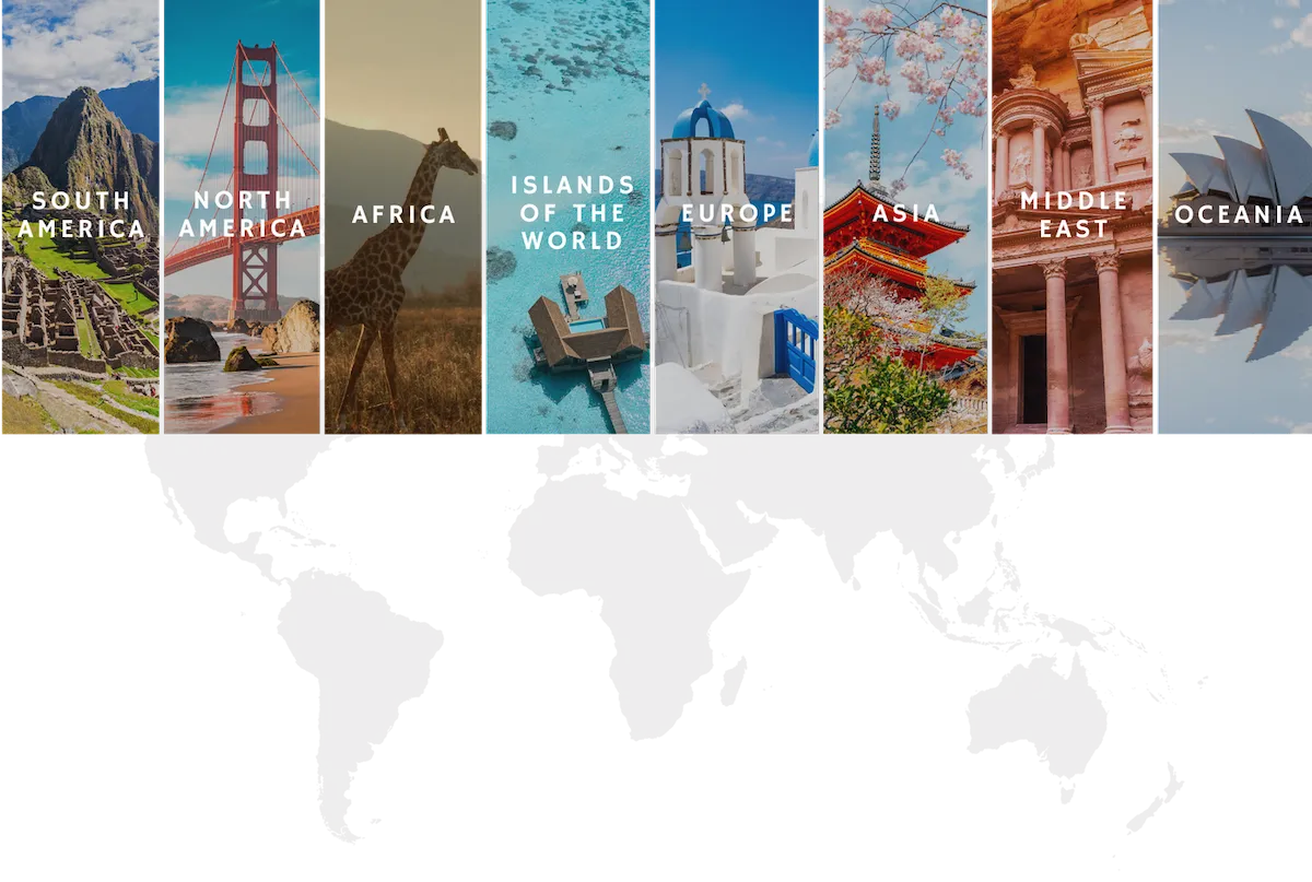 Our destinations - Safrans du Monde